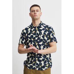 Blend Herren Kurzarmhemd "BHShirt"cloud cream, Gr. XXL, gebl&uuml;mt, 100% Viskose, Hemden, Stilvolles Hemd mit kurzen &Auml;rmeln