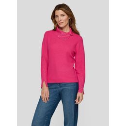 Rabe Damen Strickpullover "Pullover"pink, Gr. 36, unifarben, 50%Polyester, 30%Viskose, 20%Polyamid, Pullover