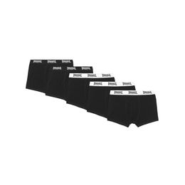 Lonsdale Herren Boxershorts "BOXERSHORTS 5ER-PACK NORTH CHALLOW", schwarz, Gr. 5XL, Obermaterial: 92% Baumwolle, 8% Elasthan, Unterhosen, 5er-Pack,