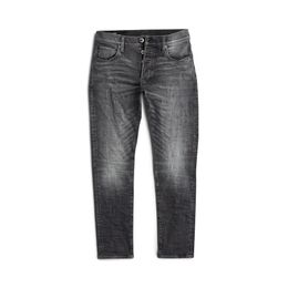 G-Star Raw G-STAR Herren Regular-fit-Jeans "3301 Regular Tapered Jeans"faded bullit, Gr. 34, Obermaterial: 98% Baumwolle, 2% Elasthan, Jeans