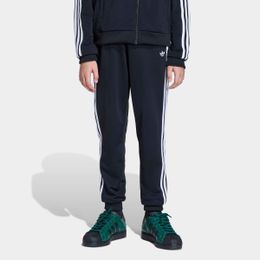 Sporthose adidas originals "SST TRACK PANTS", M&auml;dchen, Gr. 128, N-Gr, schwarz, wei&szlig;, Obermaterial: 100% Polyester, Hosen Sporthose
