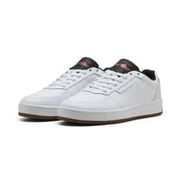 Sneaker Puma "Porsche Legacy Court Classic Lux Sneakers Erwachsene", Herren, Gr. 39, wei&szlig;, Obermaterial: Synthetik, Kuhleder. Futter: Textil. Innensohle: Textil. Laufsohle: Gummi, Schuhe Sneaker