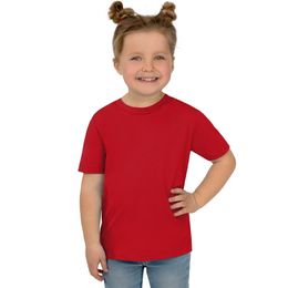 TRIGEMA M&auml;dchen T-Shirt "TRIGEMA T-Shirt aus 100% Baumwolle", braun, Basic, Gr. 140, 100% Baumwolle, Shirts