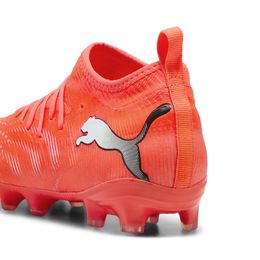 Puma Kinder Fu&szlig;ballschuh "FUTURE 9 MATCH FG/AG Fu&szlig;ballschuhe Jugendliche", Gr. 38glowing rot wei&szlig; schwarz silber, Obermaterial: Synthetik, Textil.