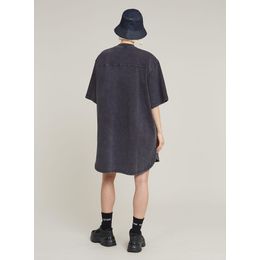 G-Star Raw G-STAR Damen Sweatkleid "Balloon Loose Sweater Kleid"dk schwarz marble gd, Gr. XXS, Obermaterial: 96% Baumwolle, 4% Elasthan, Kleider