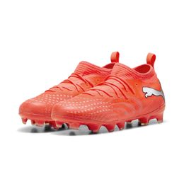 Puma Kinder Fu&szlig;ballschuh "FUTURE 9 MATCH FG/AG Fu&szlig;ballschuhe Jugendliche", Gr. 37,5glowing rot wei&szlig; schwarz silber, Obermaterial: Synthetik, Textil.