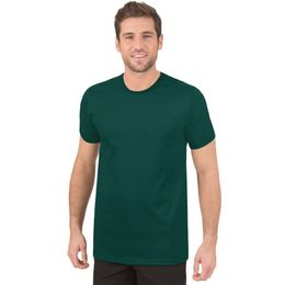 TRIGEMA Herren T-Shirt "TRIGEMA T-Shirt aus 100% Baumwolle", gr&uuml;n, Basic, Gr. S, 100% Baumwolle, Shirts