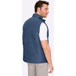 Marco Donati Herren Kurzwestedunkelblau, Gr. 62, unifarben, 100% Polyester, Wattierung:100% Polyester, Westen