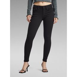 G-Star Raw G-STAR Damen Regular-fit-Jeans "Arc Skinny Jeans"pitch schwarz, Gr. 24, Obermaterial: 26% Baumwolle, 7% Elastomultiester, 1% Elasthan, Jeans