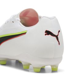 Puma Fu&szlig;ballschuh "KING 20 MATCH FG/AG Fu&szlig;ballschuhe Erwachsene", Gr. 41, wei&szlig;, Obermaterial: Synthetik. Futter: Synthetik, Textil. Innensohle: