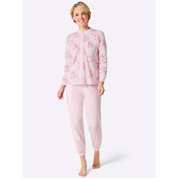w&auml;schepur W&Auml;SCHEPUR Damen Schlafanzug, Gr. 36hellros&eacute;, erika, bedruckt, 100% Baumwolle, Homewear-Sets