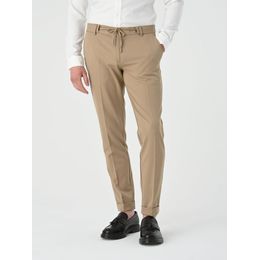 Antioch Gestreifte Hose Herren Gr&ouml;&szlig;e 31/32 beige / dunkelbeige