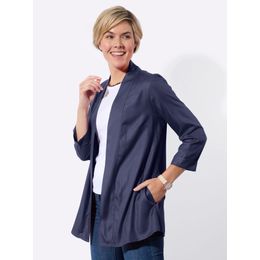 Classic Basics Damen Blusenjackemarine, Gr. 40, 100% Viskose, Jacken