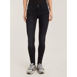 G-Star Raw Regular-fit-Jeans G-STAR "Lynn Skinny Jeans", Damen, Gr. 23, L&auml;nge 30, dusty grau, Obermaterial: 26% Baumwolle, 7% Elastomultiester, 1% Elasthan, Jeans