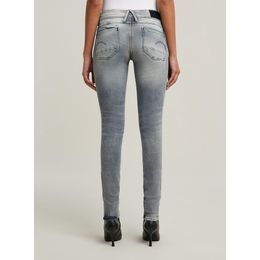 G-Star Raw G-STAR Damen Regular-fit-Jeans "Lynn Skinny Jeans"faded industrial grau, Gr. 24, Obermaterial: 92% Baumwolle, 6% Andere Materialien, 2% Elasthan,
