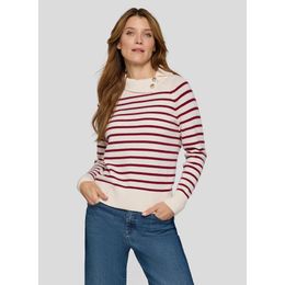 Rabe Damen Strickpullover "Pullover"beige, Gr. 42, geringelt, 50%Wolle, 30%Polyamid, 20%Modal, Pullover