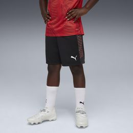 Puma Kinder Sporthose "individualFINAL Fu&szlig;ballshorts Jugendliche"dusky gray mint jelly glowing rot gr&uuml;n, Gr. 140, unifarben, Obermaterial: 100%