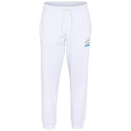 Sweathose Lotto, Damen, Gr. XL (56/58), Normalgr&ouml;&szlig;en, hellwei&szlig;, 80% Baumwolle, 20% Polyester, unifarben, lang, Hosen Sweathose