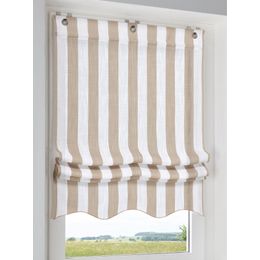 Raffrollo HEINE HOME, B:45cm H:140cmsand, wei&szlig;, Raffrollos