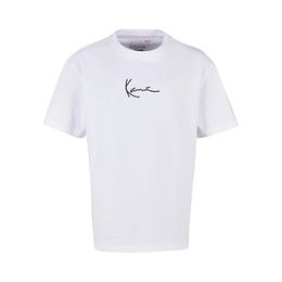 Karl Kani M&auml;dchen T-Shirt "Karl Kani Small Signature Essential Tee Junior"wei&szlig;, Gr. 134, bedruckt, 100% Baumwolle, Shirts