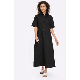 Heine Damen Jeanskleid "Kleid"schwarz denim, Gr. 36, unifarben, Denim/Jeans, 81% Baumwolle, 17% Polyester, 2% Elasthan, Kleider