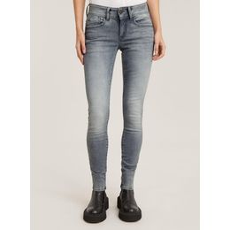 G-Star Raw G-STAR Damen Regular-fit-Jeans "Lynn Skinny Jeans"faded industrial grau, Gr. 26, Obermaterial: 92% Baumwolle, 6% Andere Materialien, 2% Elasthan,