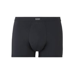Bruno Banani Jungen Boxershorts, Gr. S, schwarz, Microfaser, Obermaterial: 90% Polyamid, 10% Elasthan, unifarben, Unterhosen, mit angesetztem B&uuml;ndchen