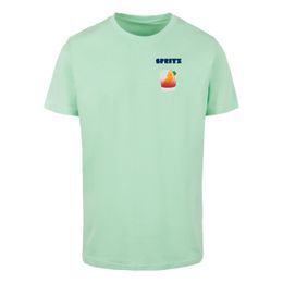 MisterTee Damen T-Shirt "MisterTee Herren Vintage Spritz Tee"neomint, Gr. M, unifarben, 100% Baumwolle, Shirts
