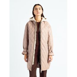 Maze Damen Langjacke "42021213", lila, Gr. L, Obermaterial: 100% Lammleder. Futter: 100% Baumwolle. &Auml;rmelfutter: 100% Polyester. Kapuze: 80%