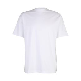 T-Shirt DROPSIZE "Dropsize Heavy Regular Fit T-Shirt", Damen, Gr. XL, wei&szlig;, 100% Baumwolle, bedruckt, oversize, Rundhals, Shirts T-Shirt