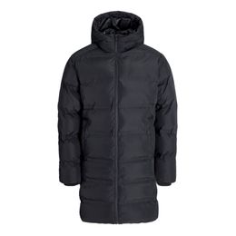 Jack & Jones JACK & JONES Herren Steppjacke "JJESOHO LONG PUFFER LN"schwarz, Gr. S, unifarben, Web, Obermaterial: 100% Polyester, Jacken