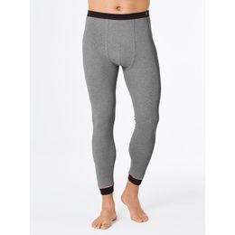 w&auml;schepur W&Auml;SCHEPUR Herren Lange Unterhose, Gr. 6, grau, 80% Baumwolle, 20% Polyester, Unterhosen
