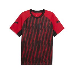Puma Herren Trainingsshirt "individualLIGA Graphic Fu&szlig;balltrikot Herren"rot wei&szlig; schwarz, Gr. S, bedruckt, Obermaterial: 100% Polyester, Shirts