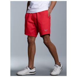 TRIGEMA Herren Bermudas "TRIGEMA Bermuda mit praktischem Kordelzug", rot, Gr. XL, 70% Baumwolle, 30% Polyester, Hosen