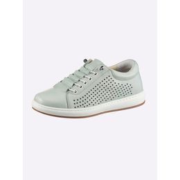Andrea Conti Damen Sneaker, Gr. 37mint, Glattleder, Leder, Rindsleder, Schuhe