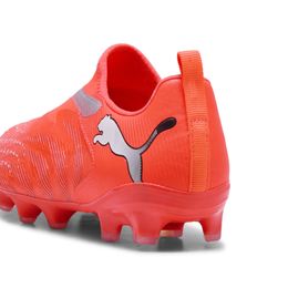 Puma Kinder Fu&szlig;ballschuh "FUTURE 9 MATCH FG/AG Fu&szlig;ballschuhe ohne Schn&uuml;rung Jugendliche", Gr. 38, orange, Obermaterial: Synthetik, Textil. Futter: