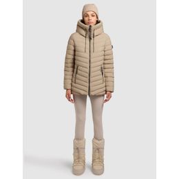 Khujo Damen Steppjacke "PACE", beige, Gr. M, unifarben, 100% Polyester, Jacken