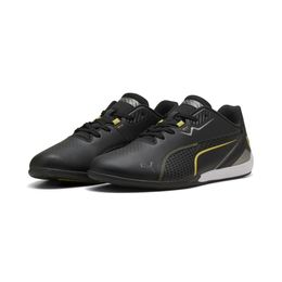 Puma Herren Sneaker "Scuderia Ferrari Drift Cat 11 Sneakers Erwachsene", Gr. 40,5schwarz speed gelb, Obermaterial: Synthetik, Textil. Futter: Textil.