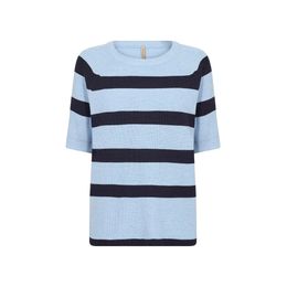 Kurzarmhemd soyaconcept "Soya Concept T-shirt SC-KANITA", Damen, Gr. L, Normalgr&ouml;&szlig;en, 96250c windsurfer com., Obermaterial: 50% Viskose, 27% Polyester, 23% Nylon, Hemden