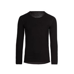TRIGEMA Herren Longsleeve "TRIGEMA Langarm Funktionsshirt", schwarz, Gr. S, 100% Polyester (Bioactive), Shirts