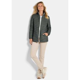 GOLDNER Damen Steppjacke "Kurzgr&ouml;&szlig;e Herbstjacke mit Daunen, Stehkragen", blau, Gr. 21, Obermaterial: 100% Polyamid PA., Jacken