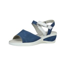 Arcopedico Damen Keilsandalette "Arcopedico Sandalen Textil", Gr. 40blau, Textil, Schuhe