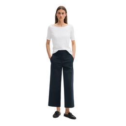 Marc O'Polo MARC O'POLO Damen T-Shirt "mit U-Boot-Ausschnitt", wei&szlig;, Basic, Gr. M, unifarben, Obermaterial: 100% Baumwolle, Shirts