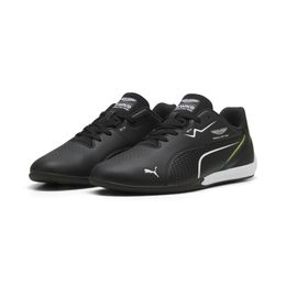 Sneaker Puma "Puma x ASTON MARTIN ARAMCO F1 TEAM Drift Cat 11 Low Sneakers", Damen, Gr. 39, schwarz gr&uuml;n lux, Obermaterial: Textil, Synthetik; Futter: Textil; Innensohle: Textil; Laufsohle: Gummi, Schuhe Sneaker
