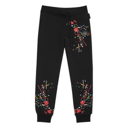Philipp Plein M&auml;dchen Jogginghose "Jogginghosen"02, schwarz, Gr. 12, Obermaterial: 95% Baumwolle, 5% Elasthan, Hosen
