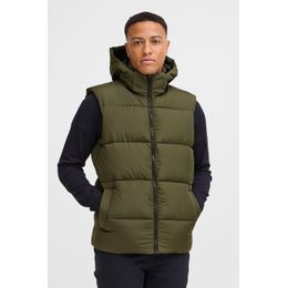 Steppweste Blend "BHMZIPA", Herren, Gr. L, forest night, 100% Polyester, unifarben, Basic, regular fit normal, Westen Steppweste, Stilvolle Basic Steppweste mit Taschen