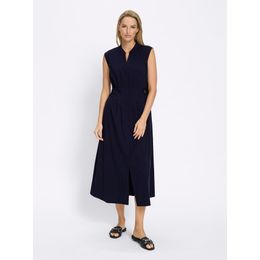 Heine Damen Sommerkleid "Kleid"marine, Gr. 34, unifarben, 68% Baumwolle, 29% Polyamid, 3% Elasthan, Kleider