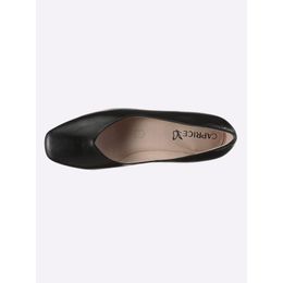 Caprice Damen Pumps, Gr. 41schwarz, Glattleder, Leder, Schuhe
