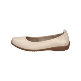 Josef Seibel Damen Ballerina "Josef Seibel Ballerinas Leder", Gr. 39, beige, Leder, Schuhe