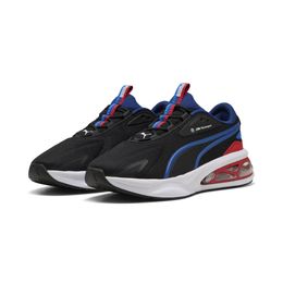 Sneaker Puma "BMW M Motorsport Solar Sneakers Erwachsene", Gr. 39, schwarz pop rot wei&szlig;, Obermaterial: Textil, Synthetik; Futter: Textil - Naturfaser; Innensohle: Textil; Laufsohle: Gummi, Schuhe Sneaker